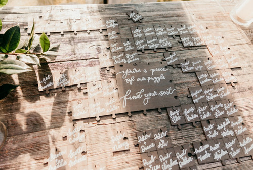 Personalized Puzzle Seating Chart | KRS DesignWorks