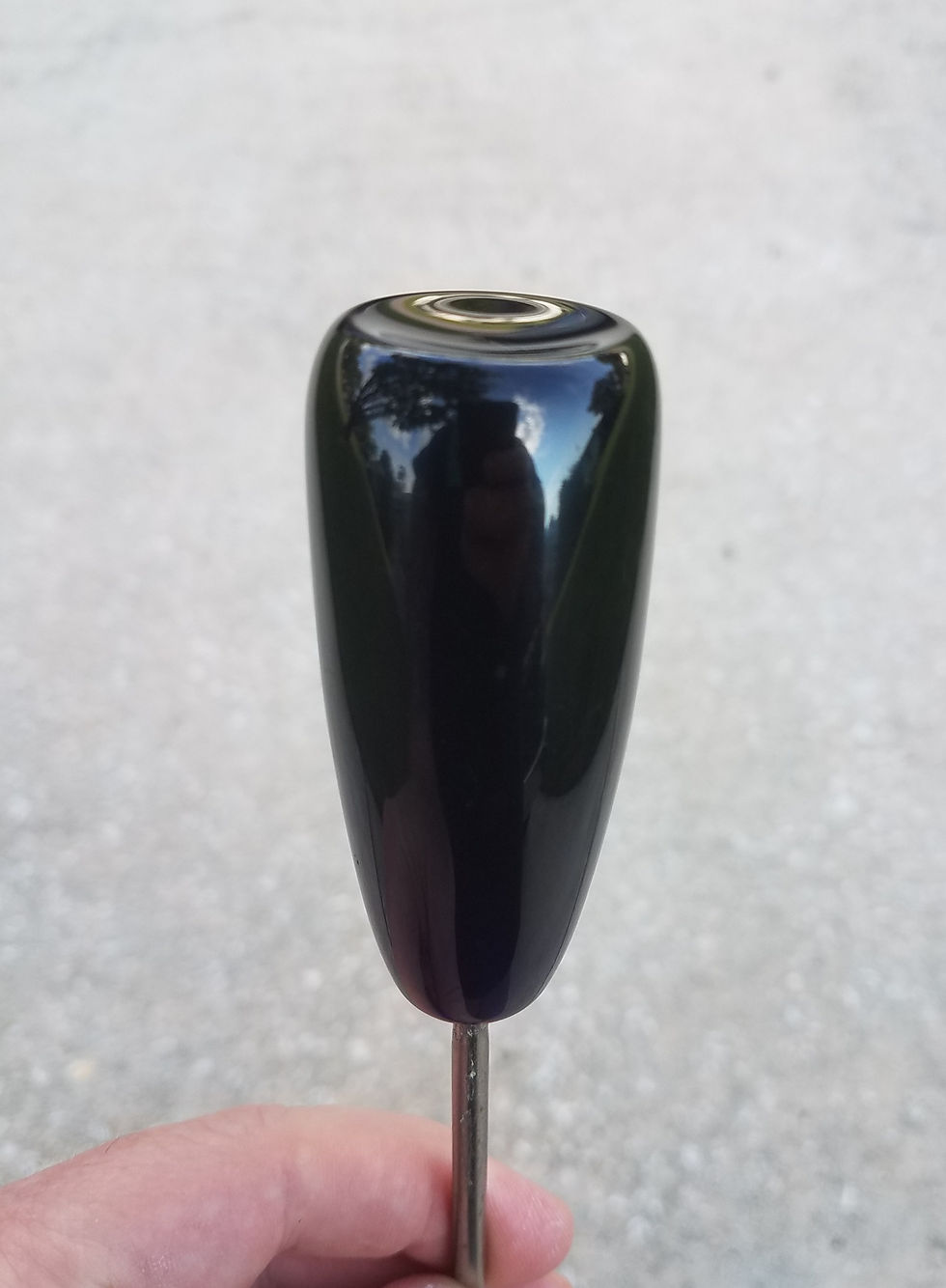 Midnight Blue Translucent Custom Shift Knob | Metal Flake City
