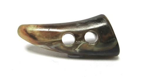 Plastic Toggle Button - Mock Horn (R399) | All Buttons