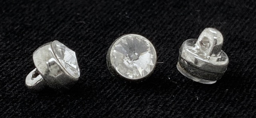 Crystal Button - Solitaire (R648) | All Buttons