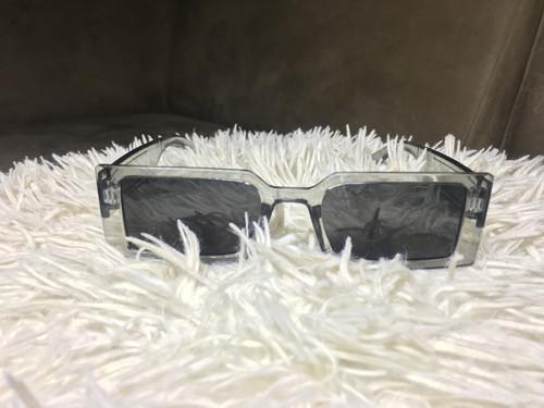 TRANSPARENT RECTANGLE SHADES | sunglass palace
