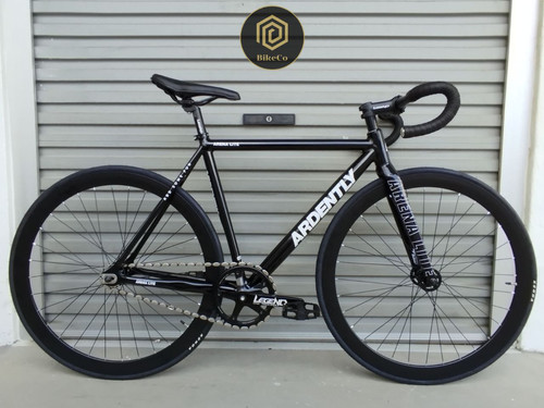 ARDENTLY Arena Lite Fixie Bike | Fixed Gear Track Bicycle Legend Groupset Black | www.bikeco.com.sg