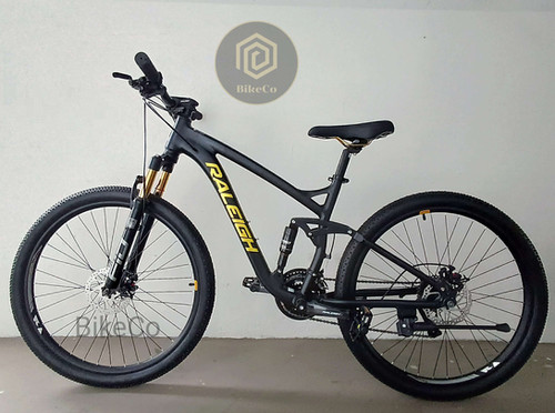 RALEIGH Stealth Gold Full Suspension Mountain Bike | 27 Speed Disc ...
