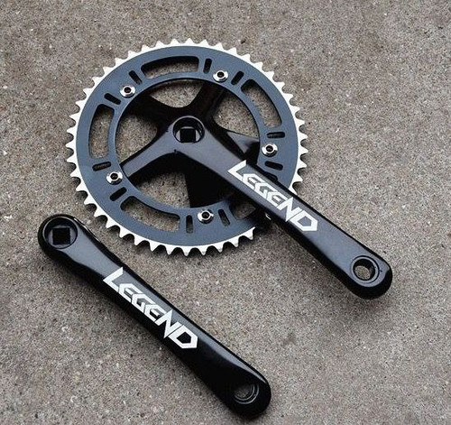LEGEND Fixie 46T Crankset | Fixed Gear Track Bicycle Crank Arm | www ...