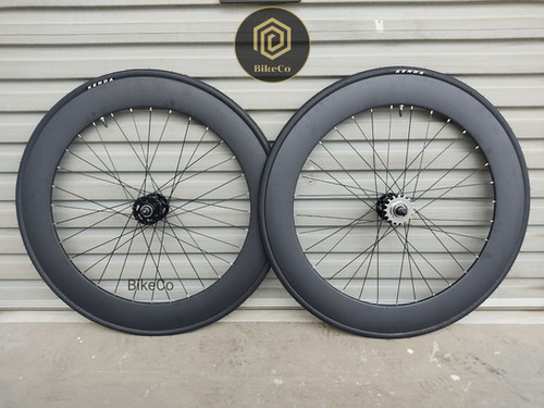(Upgrade) 70mm FIXIE Deep Section Aluminium Wheelset | Fixed Gear Track Bicycle | www.bikeco.com.sg
