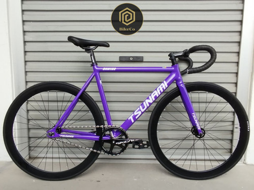 TSUNAMI SMN100 Purple Fixie | Fixed Gear Bicycle | www.bikeco.com.sg