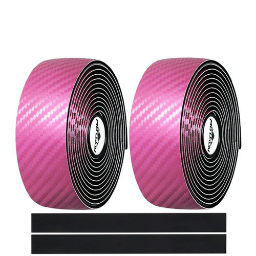 MOTSUV Carbon Printed Pink Bar Tape | Fixie Road Bike Fixed Gear Track ...