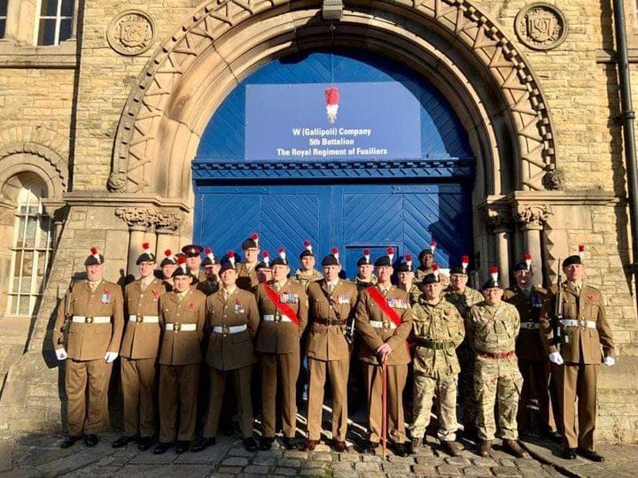 The Royal Regiment of Fusiliers Remembrance Day pictures 2022