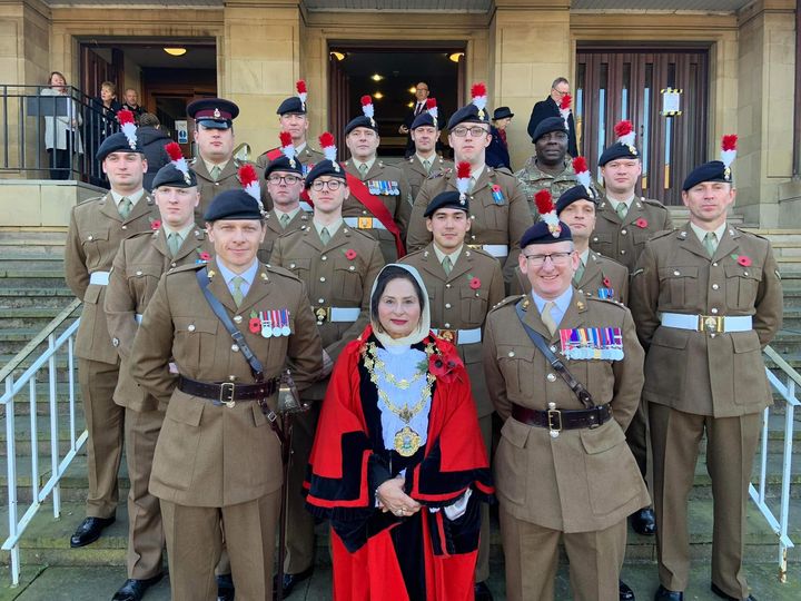 The Royal Regiment of Fusiliers Remembrance Day pictures 2022