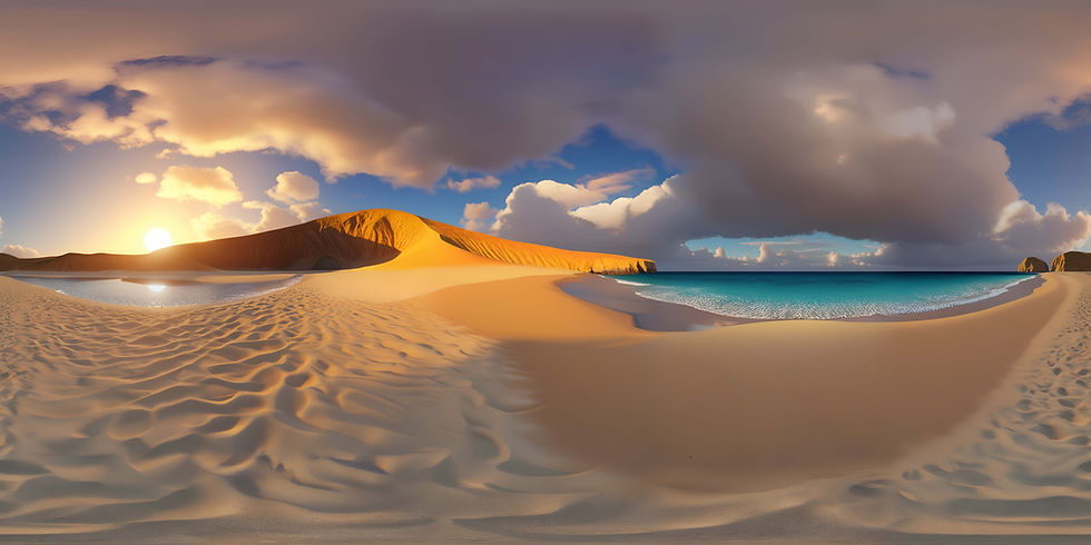 Beach Paradise - 8K Panoramic Backdrop + HDR Map | Iclone 3d