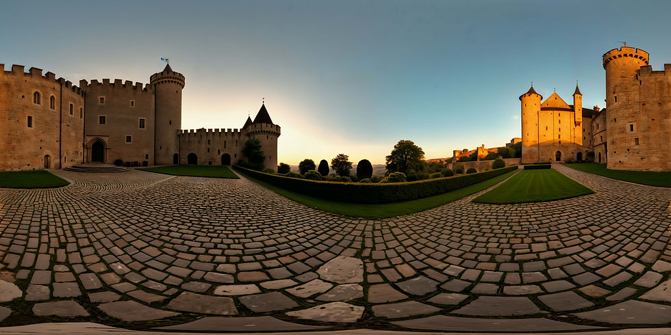 Medieval Castle - 8K Panoramic Backdrop + HDR Map | Iclone 3d