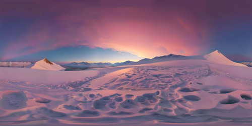 Endless Snow - 8K Panoramic Backdrop + HDR Map | Iclone 3d