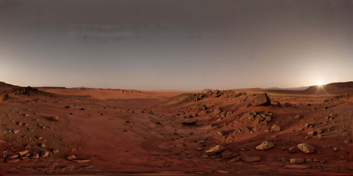 Mars Surface - 8K Panoramic Backdrop + HDR Map | Iclone 3d