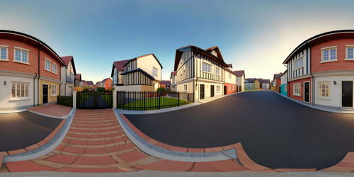 Gated Community - 8K Panoramic Backdrop + HDR Map | Iclone 3d