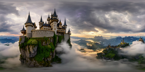 Castle - 8K 360 Panoramic Backdrop + HDR Map | Iclone 3d