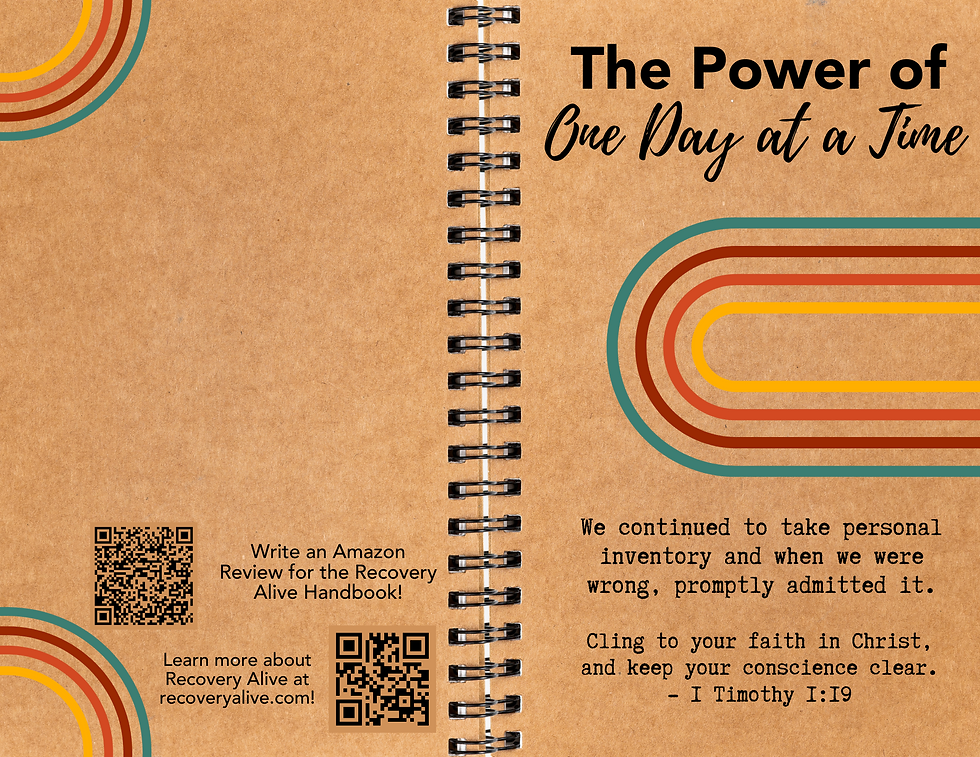 Step 10 Handout | Recovery Alive Inc.