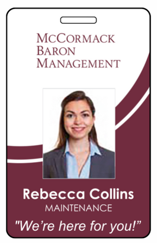 Photo ID badge - temporary associate | joneswebsite