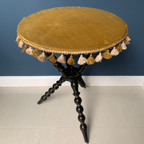 Victorian Ebonised Gypsy Bobbin Table | THE ANTIQUES HOUND