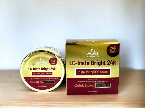 LC Insta Bright Cream | 24K Gold | Glutathione | Hydroquinone | Koji ...