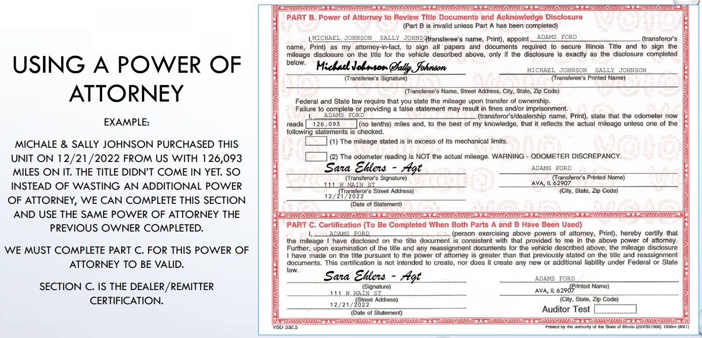 How to Complete a Secure Power of Attorney for Vehicle Transactions in ...