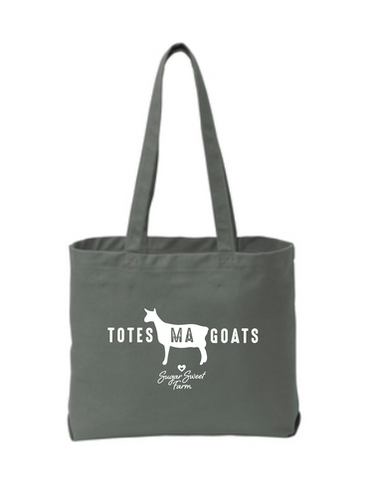 Gray Totes Ma-Goats Bag | Sugar Sweet Farm