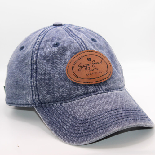 Hat - Blue Denim Logo Cap | Sugar Sweet Farm