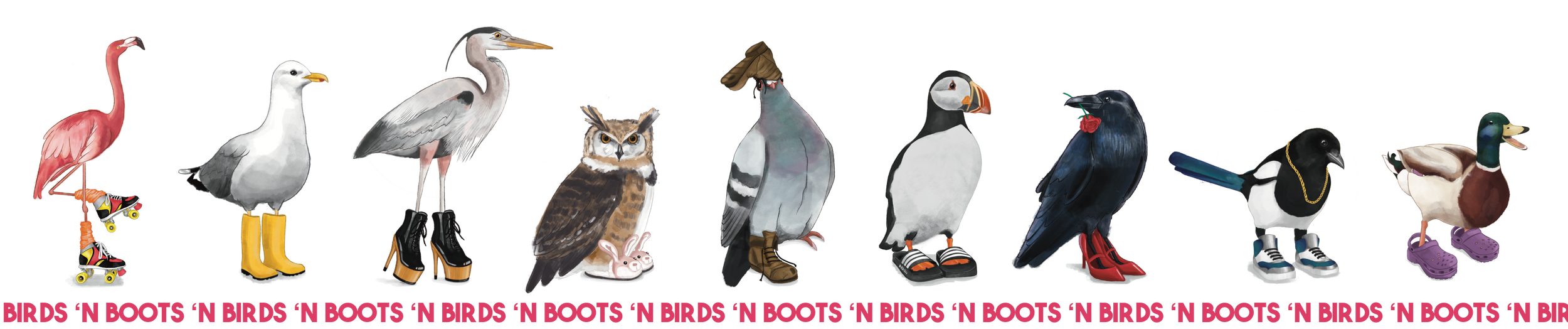 Birds 'n Boots | Unique designs for bird lovers