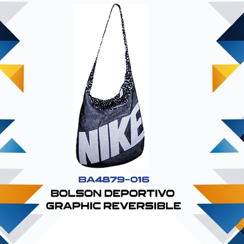 NIKE BOLSON DEPORTIVO GRAPHIC REVERSIBLE (BA4879-016) | Steel Sport