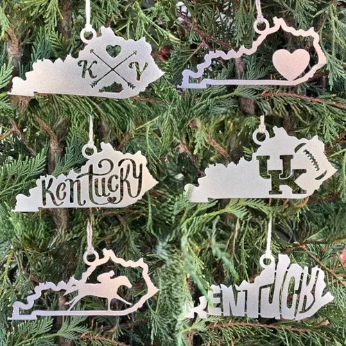 Kentucky Metal Ornament | Langley Metal Works