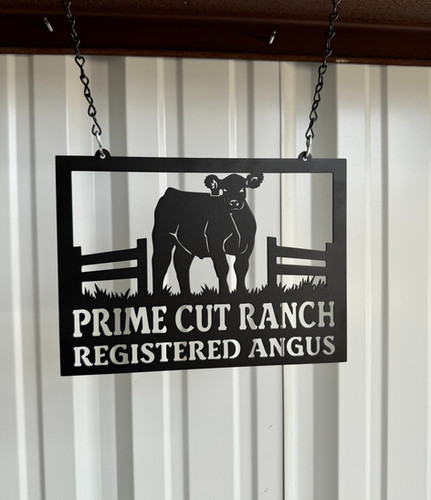 Personalized Outdoor Ranch Decor with Your Choice of Livestock ...