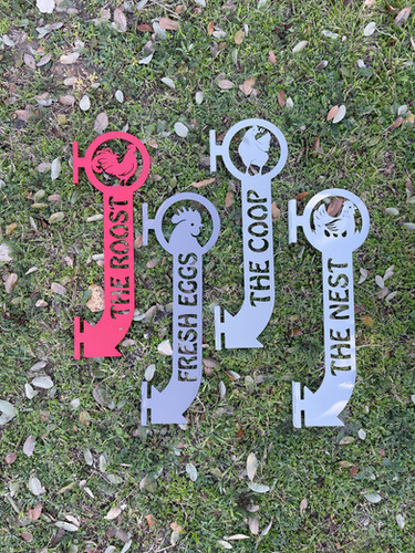 Custom Outdoor Chicken Coop Bracket | Langley Metal Works