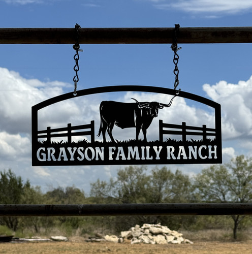 Your Farm, Your Animal - Custom Metal Livestock Sign | Langley Metal Works