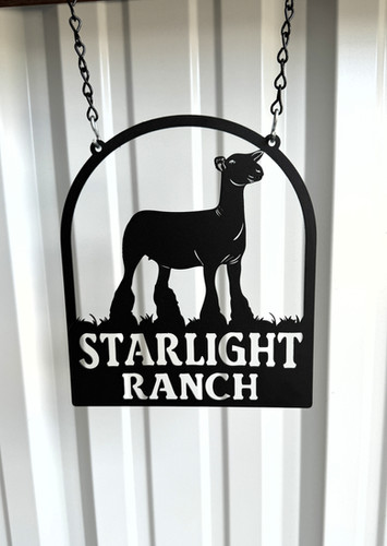 Personalized Metal Livestock Sign - Customized with Any Animal ...