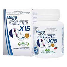 MEGA CALCIO X15 60 CPS | KHAUTZ Farmácias