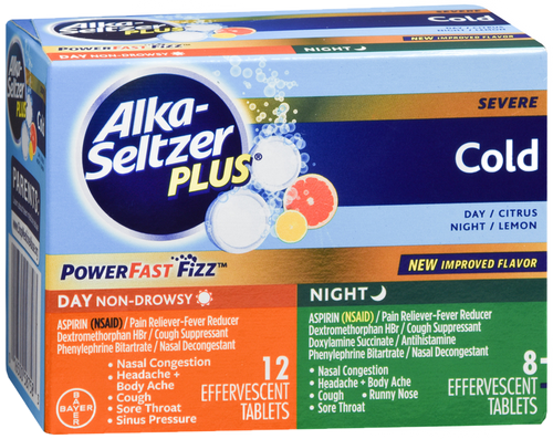 ALKA-SELTZER PLUS PWRFST DY/NT TAB 20CT | Amwell Pharmacy