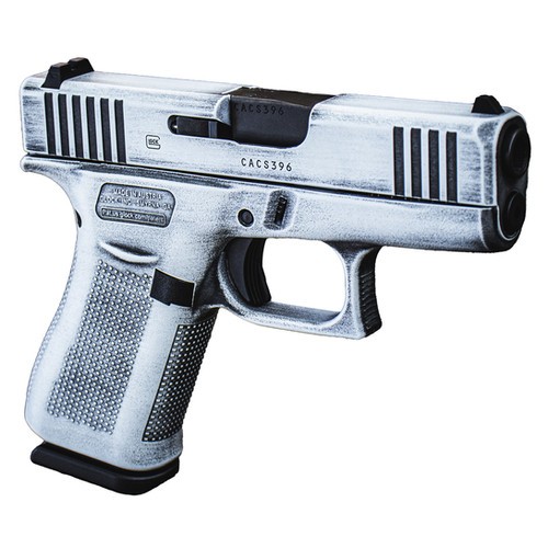 Glock 43X Battle Worn White | CGG Firearms, LLC
