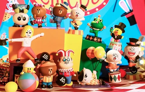 Pop Mart - Line Friends - Circus Series Blind Box - 1 figure Qty ...