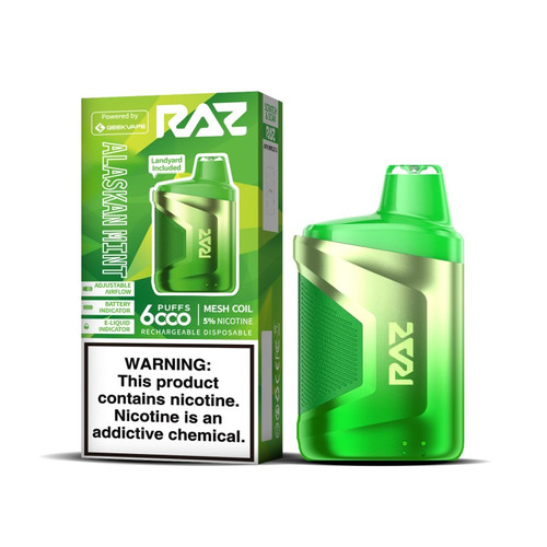Geekvape Raz | Alaskan Mint | ~6000 Puffs | mighty-fine-flavors