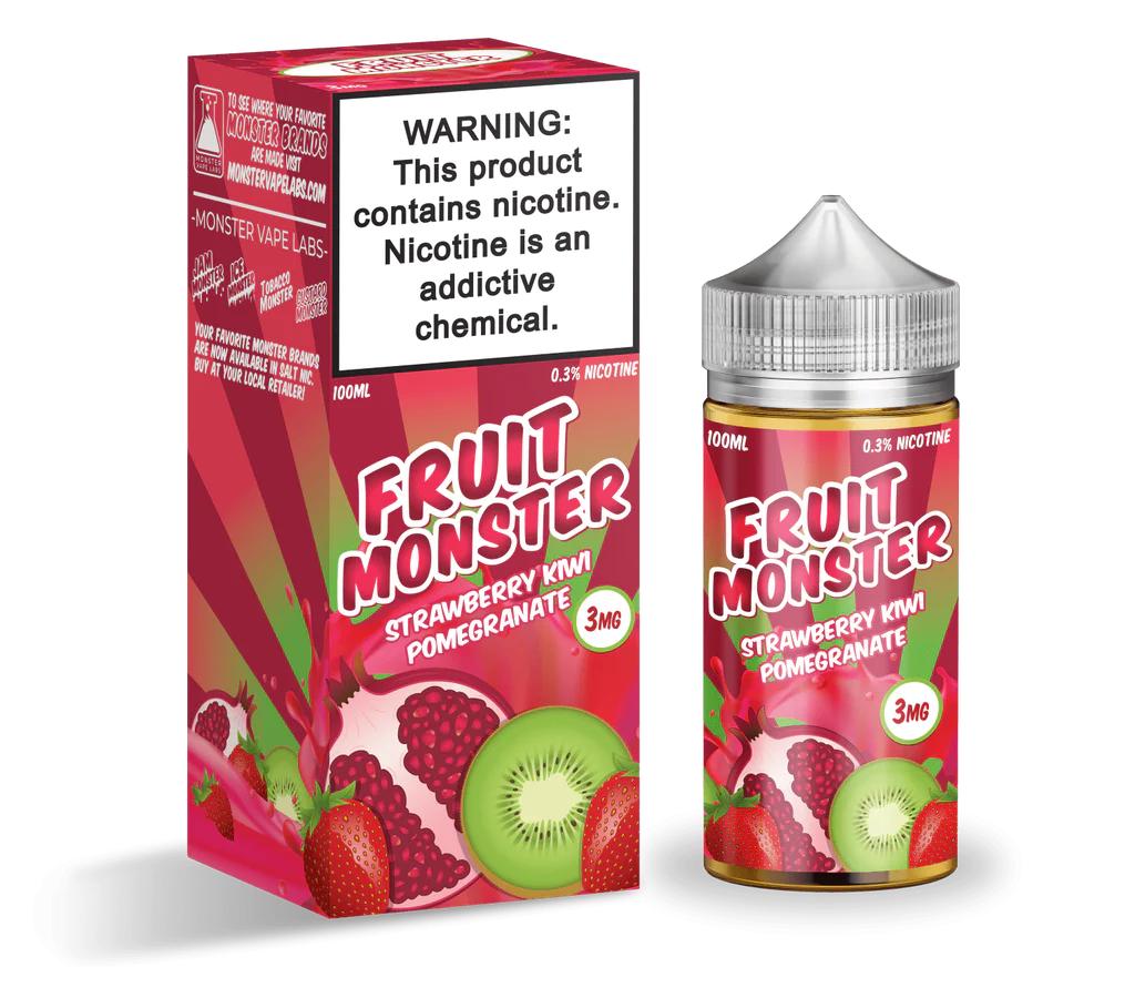 Fruit Monster | Strawberry Kiwi Pomegranate | 100ml | mighty-fine-flavors