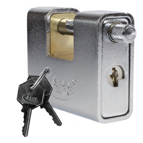 Asec Sliding Shackle 90mm Padlock | Brinnick Locksmiths