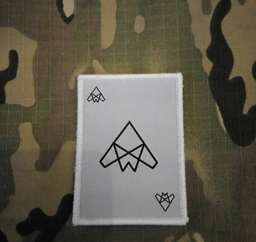 STEALTH TACTICAL UK GHOST 3 PATCH WHITE | STEALTH TACTICAL UK