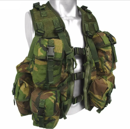 BRITISH ARMY ISSUE WOODLAND DPM WEBBING ASSAULT VEST | STEALTH TACTICAL UK