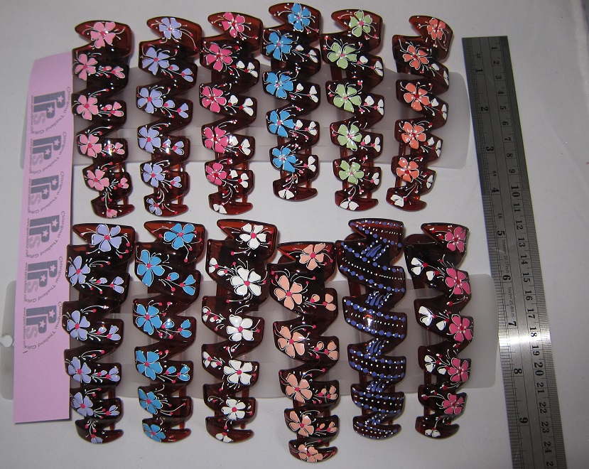Hair clips painted, Chiang Mai, ppstradetour.com
