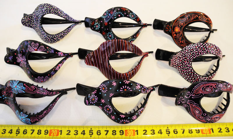 Hair clips painted, Chiang Mai, ppstradetour.com
