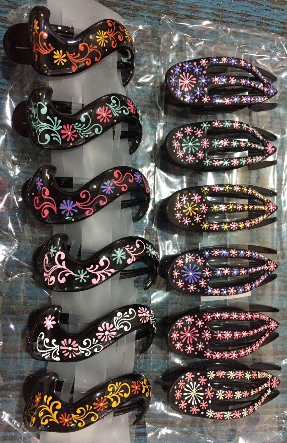 Hair clips painted, Chiang Mai, ppstradetour.com