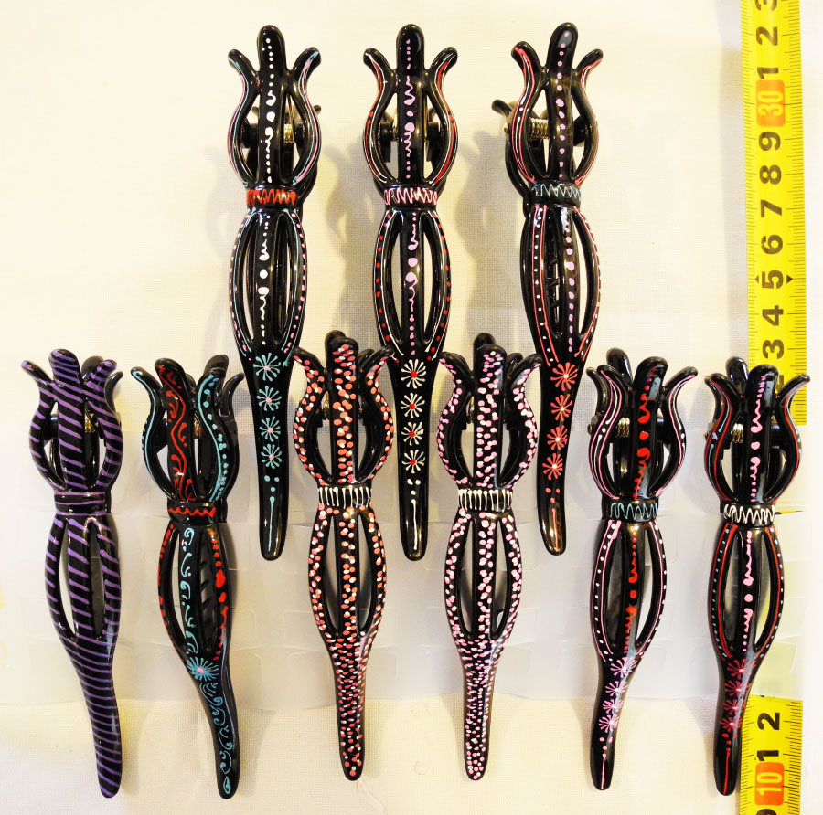 Hair clips painted, Chiang Mai, ppstradetour.com