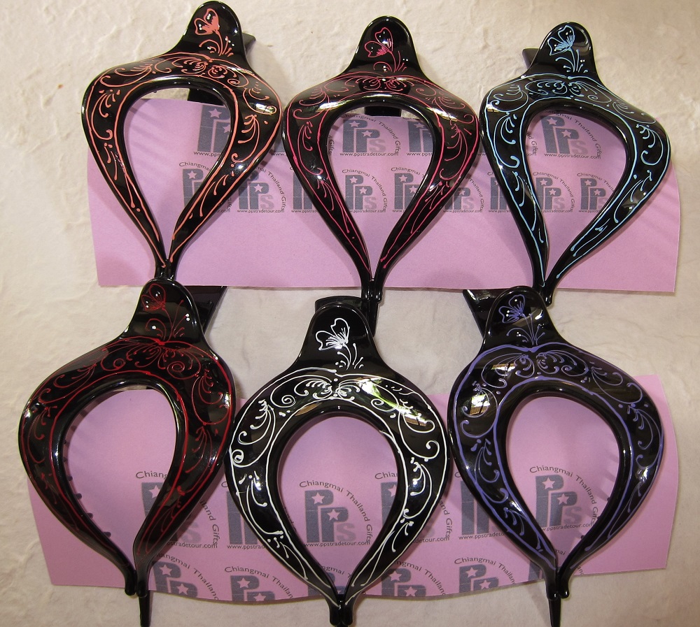 Hair clips painted, Chiang Mai, ppstradetour.com