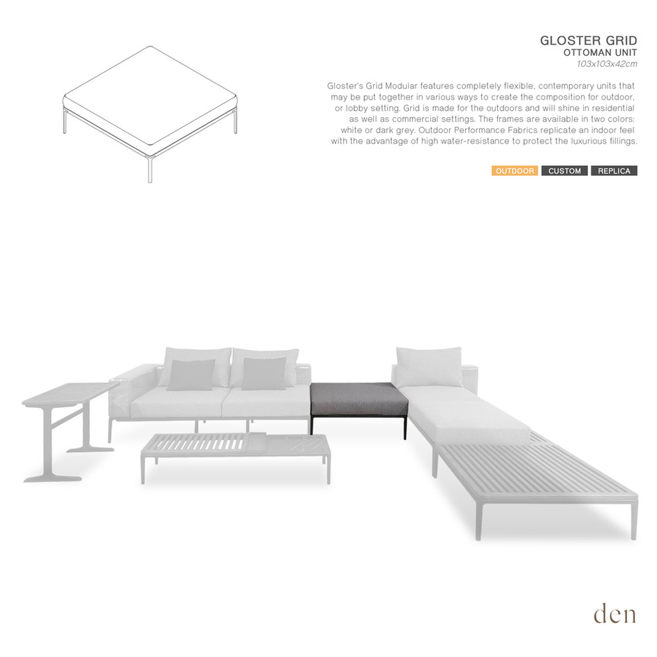 Replica of Gloster Grid | Den Furniture