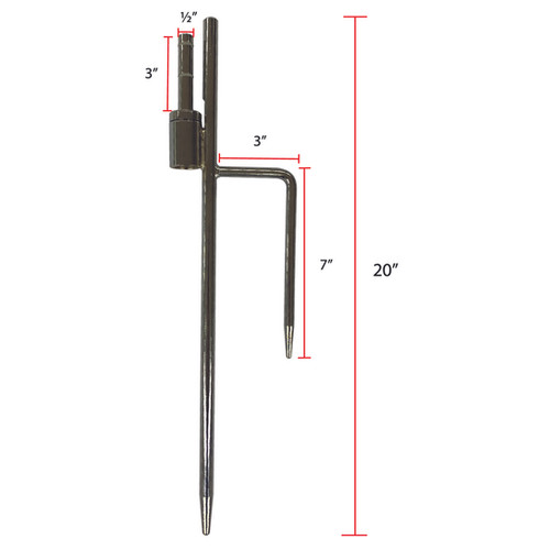 Two Spike Ground Stake (v2) | Promotionalsigns
