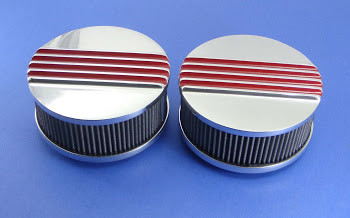 6 7/16" Cast Aluminum Finned Air Cleaner | Centerville Auto Rep